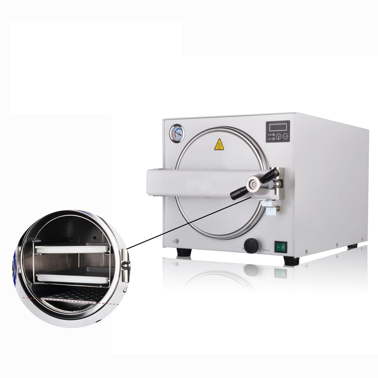 YOHOSO US Stock 18L 1000W Professional Autoclaves Steam,Portable LED ...