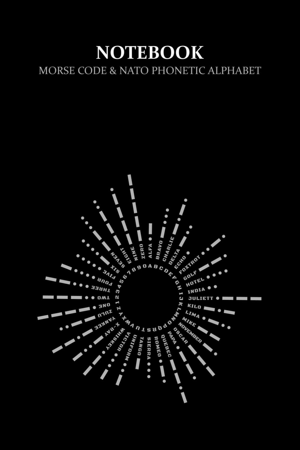 Morse Code and NATO Phonetic Alphabet Notebook: Graph Paper 5x5 ...