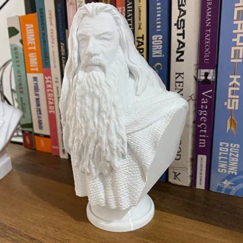 Amazon.com: Gandalf Bust 16 cm Figure Character Gift Decorative Trinket ...