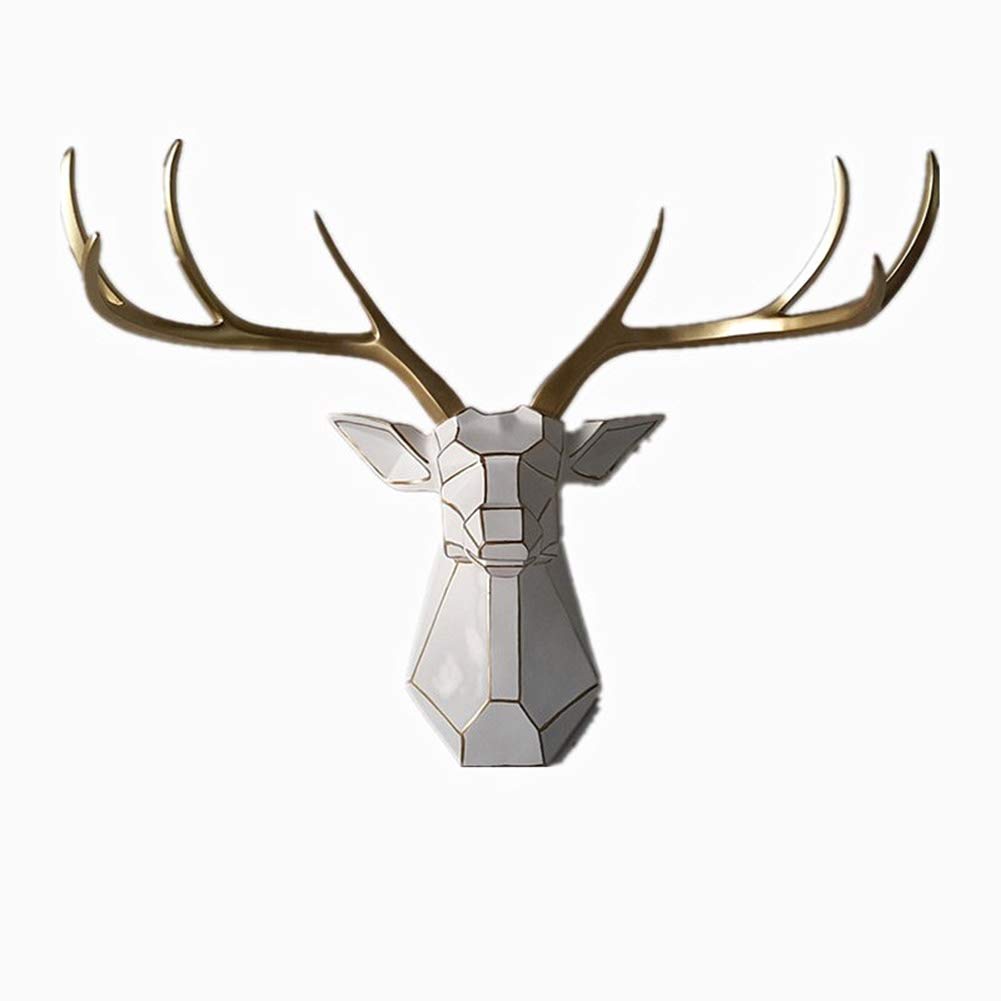 Simple Deer Face Drawing