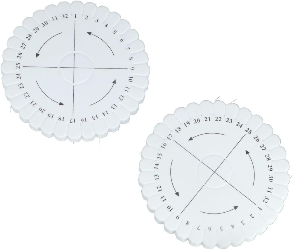 Amazon.com: 2pcs Kumihimo Beading Cord Disc Disk, Round Braided Plate ...