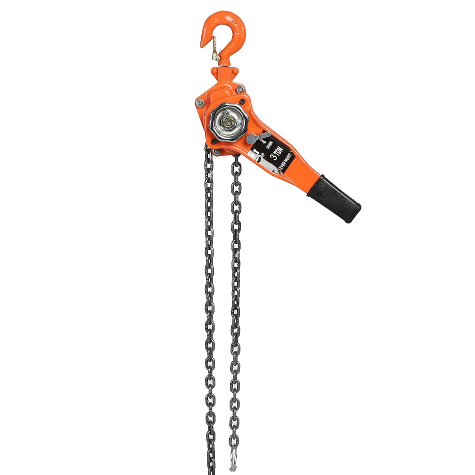 Buy Manual Block Lift,Orange Color 3t/3000kg Chain Block Hoist Ratchet ...