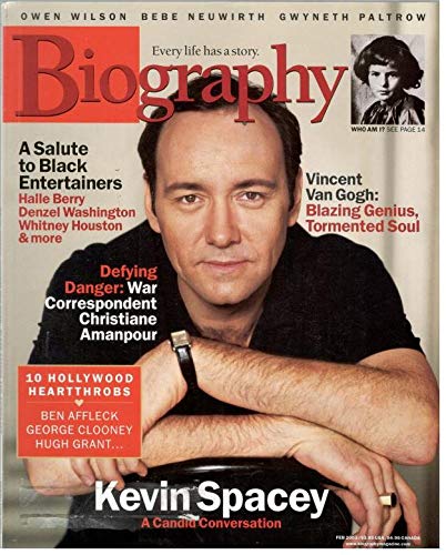 Biography Magazine February 2003 - Kevin Spacey - Black Entertainers ...