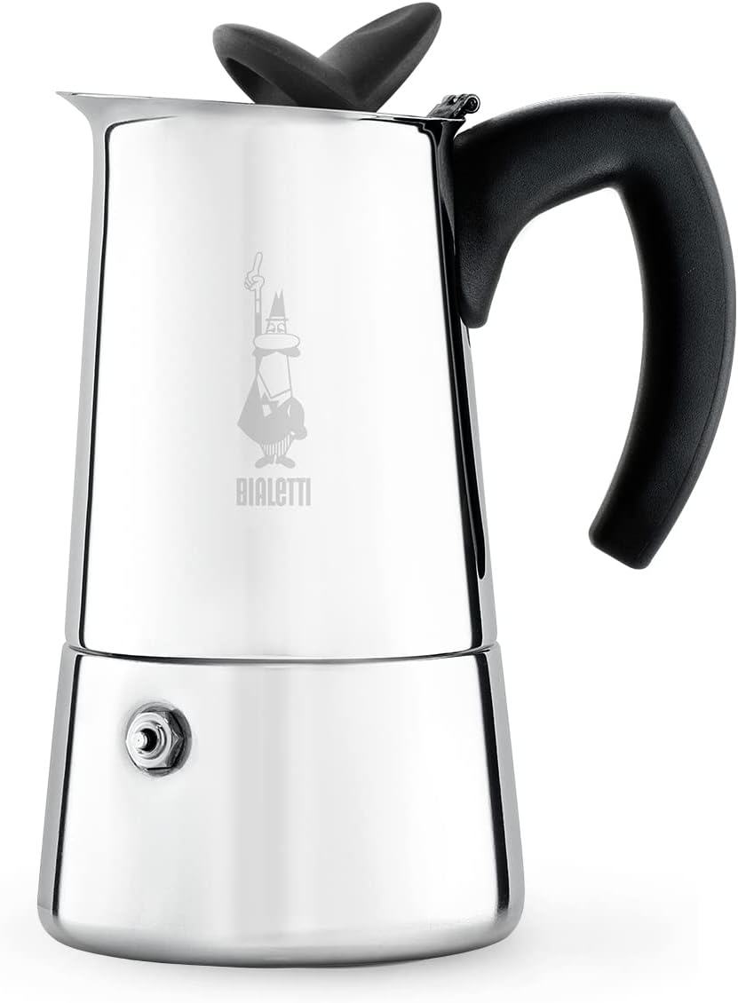 Amazon.com: Bialetti Brikka, Caffettiettiera in Alluminio per caffè con ...