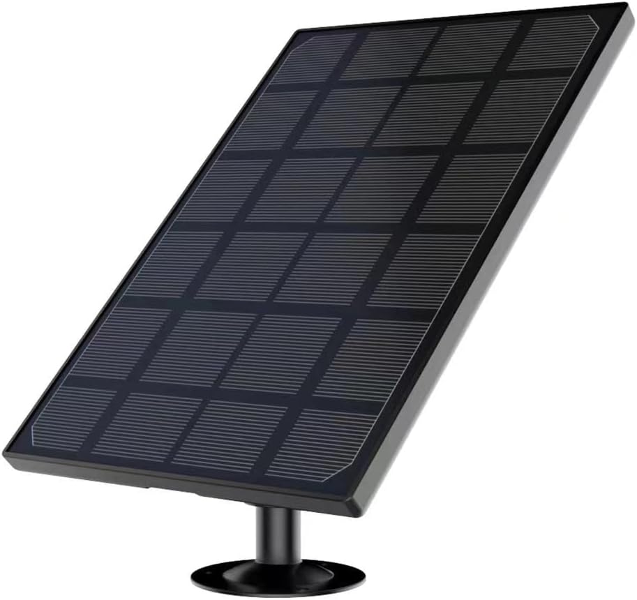 Amazon.com : Solar Panel for Security Camera, 3W USB Port Solar Panel ...