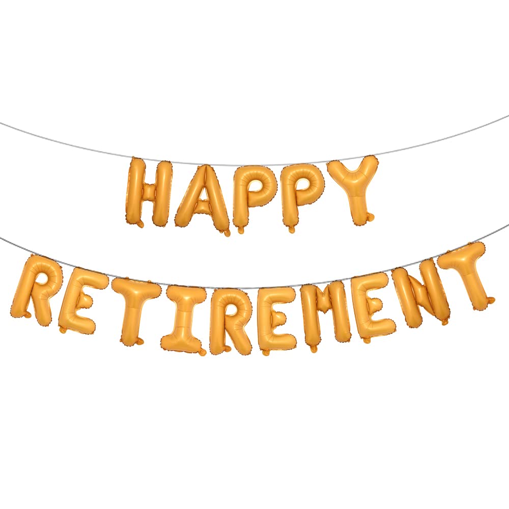 Amazon.com: Set of 15 Happy Retirement Balloons Party Decorations The ...