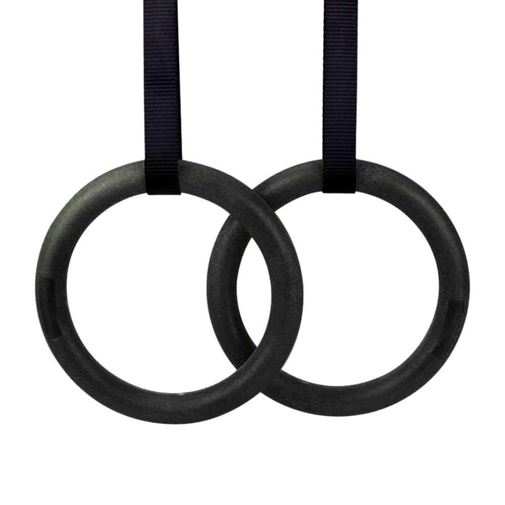 ISWINGS Gymnastic Rings with Adjustable Straps, Steel Buckles, Perfect ...