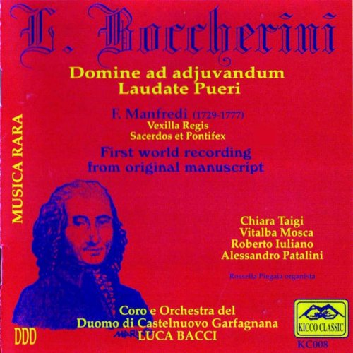 Amazon.com: Luigi Boccherini : Domine ad adjuvandum : Luca Bacci ...
