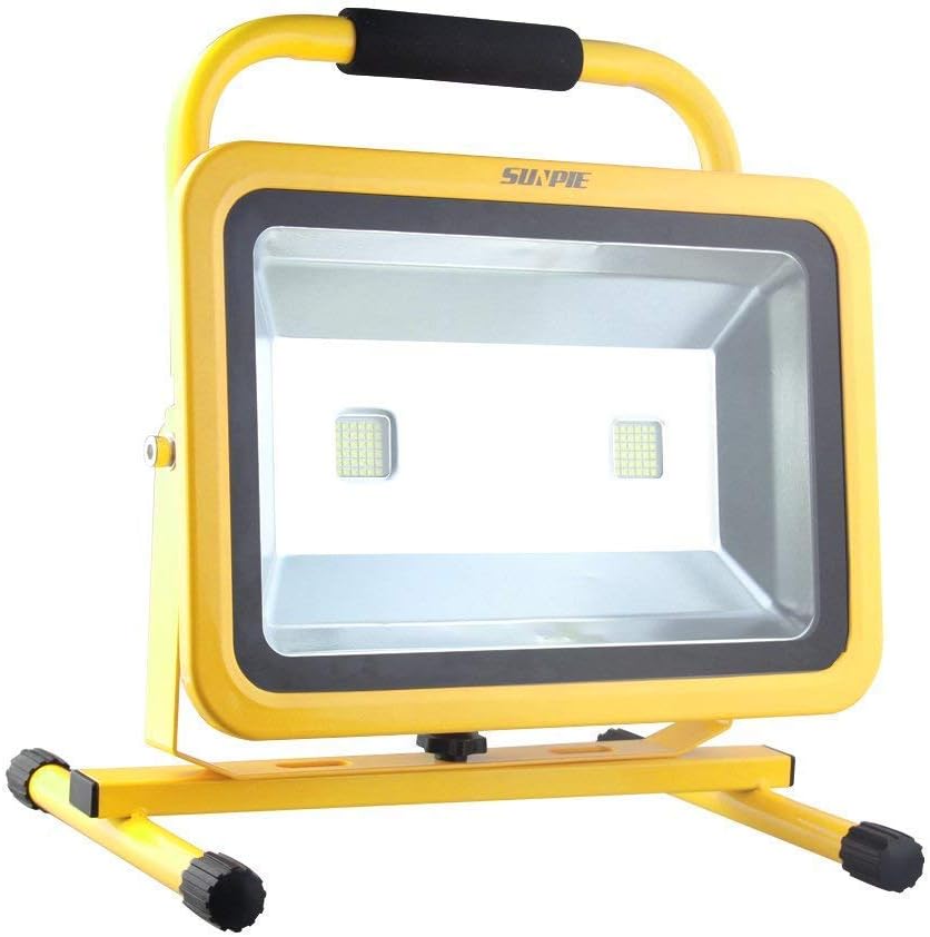 Amazon.co.jp: 「Sunpie」LED投光器 144w/72w Hi/Loモード 大容量59400mAhバッテリー 13時間連続 ...