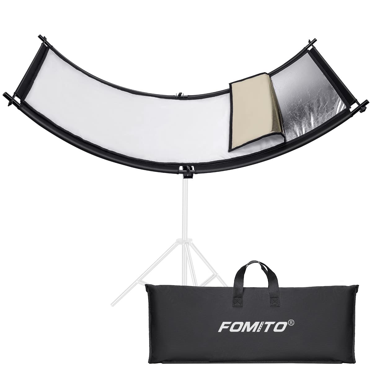Snapklik.com : Fomito Curved Reflector - 70x256 Inch/178x65cm Clamshell ...