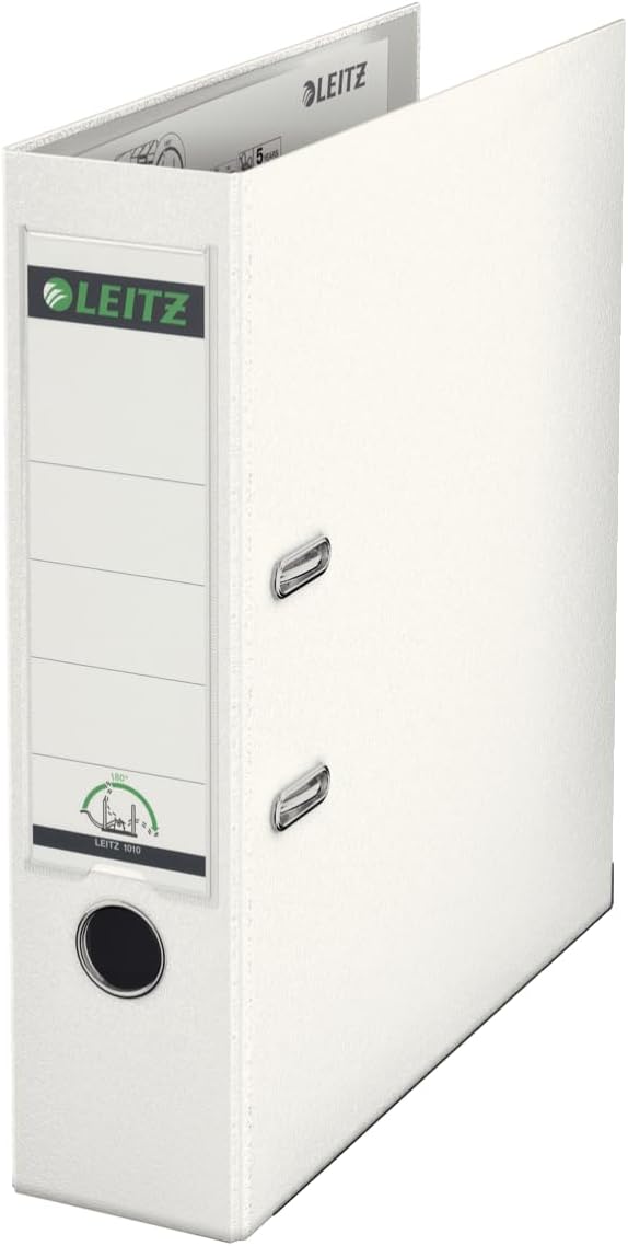 Leitz Plastic Lever Arch File, 90 Percent Recycled Card, 30 Percent Pre ...