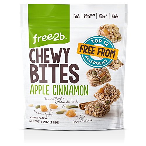 Amazon.com : Free 2b Foods Apple Cinnamon Chewy Bites Gluten-Free ...