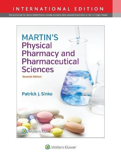 Buy Martin's Physical Pharmacy and Pharmaceutical Sciences Book Online ...