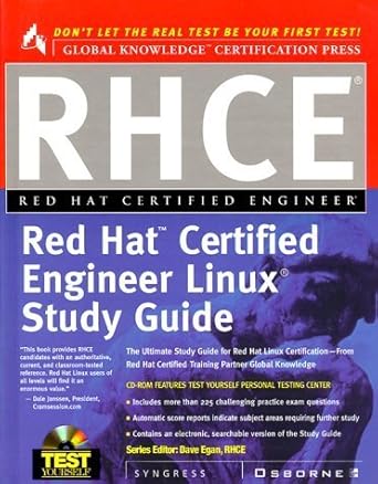 Amazon.com: Rhce Red Hat Certified Engineer Study Guide: 9780072121551 ...