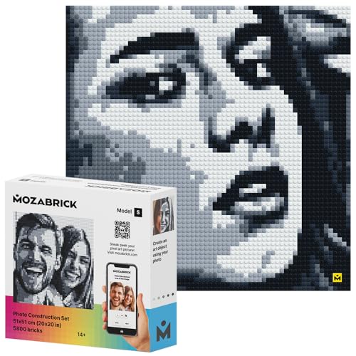 MOZABRICK Photo Construction Set Model S – Transform Any Picture into a Mosaic Wall Art Using ...