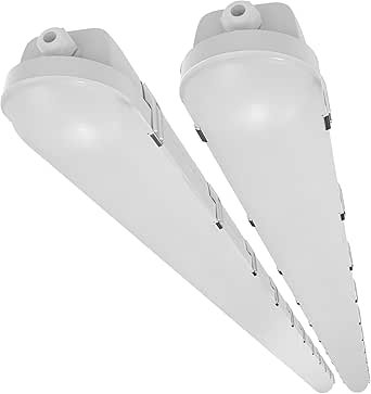 HYPERLITE 8FT LED Vapor Tight Light Fixture, 15600LM IP66 Waterproof ...