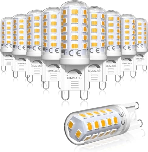 TobeBright Dimmable G9 LED Bulbs Warm White 2700K, G9 Mini LED Bulbs ...
