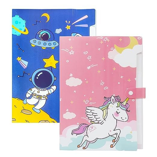 Gomerrykids.com Pack of 2 Folder for Boys | Zip Folder for Boys Kids ...