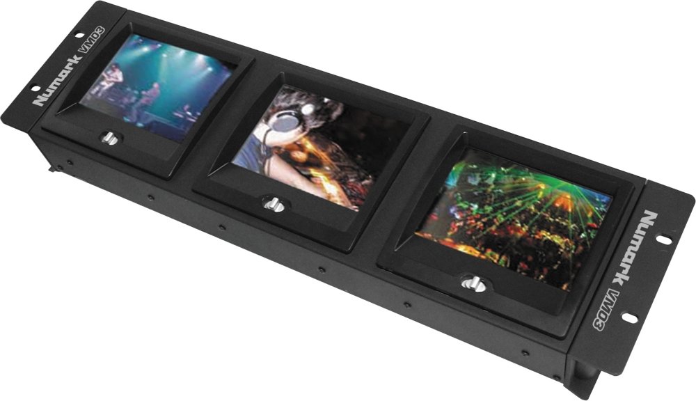 Snapklik.com : VM03 3-screen/6-input LCD 5" Video Display Monitor