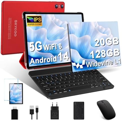 DEERTiME Tablet 10 Pulgadas Android 14 con 20GB RAM+128GB ROM/TF ...