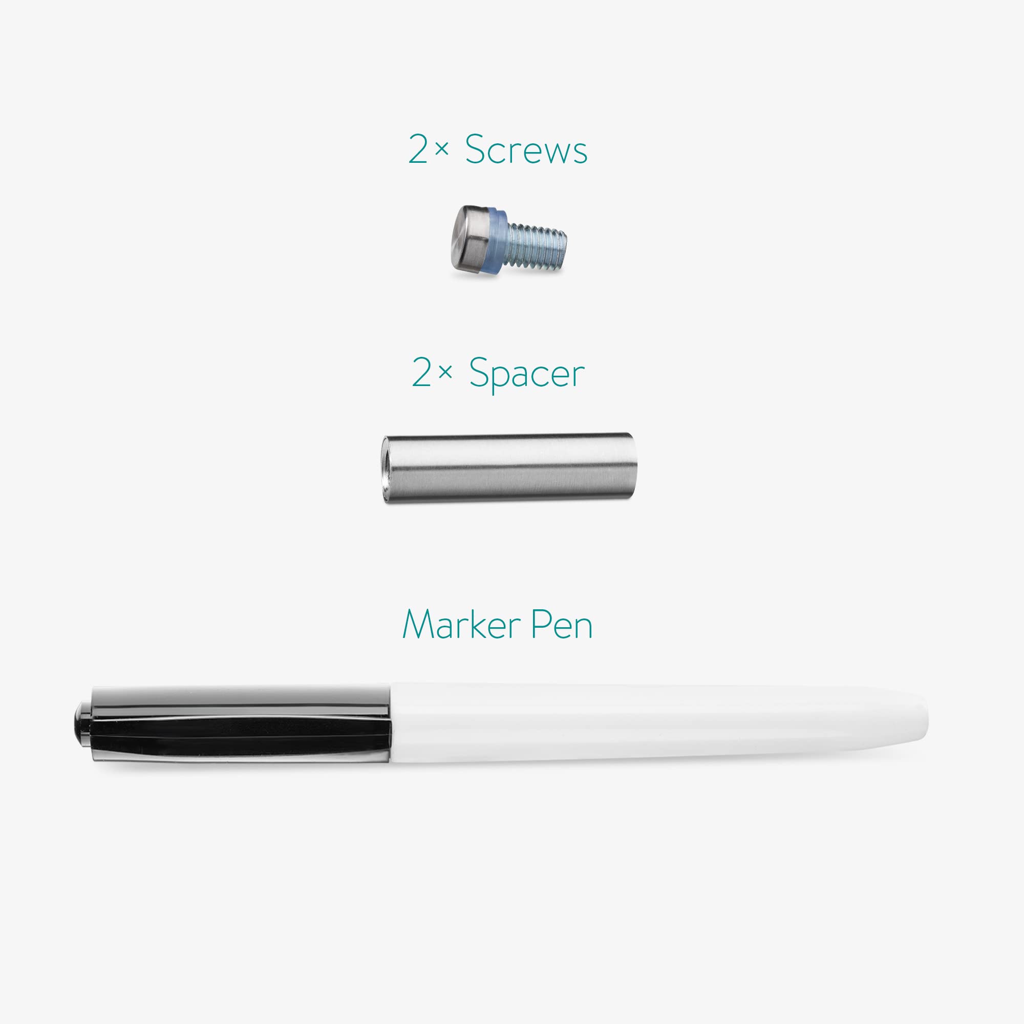 Snapklik.com : Weekly Whiteboard Planner - Small Dry Erase Glass ...