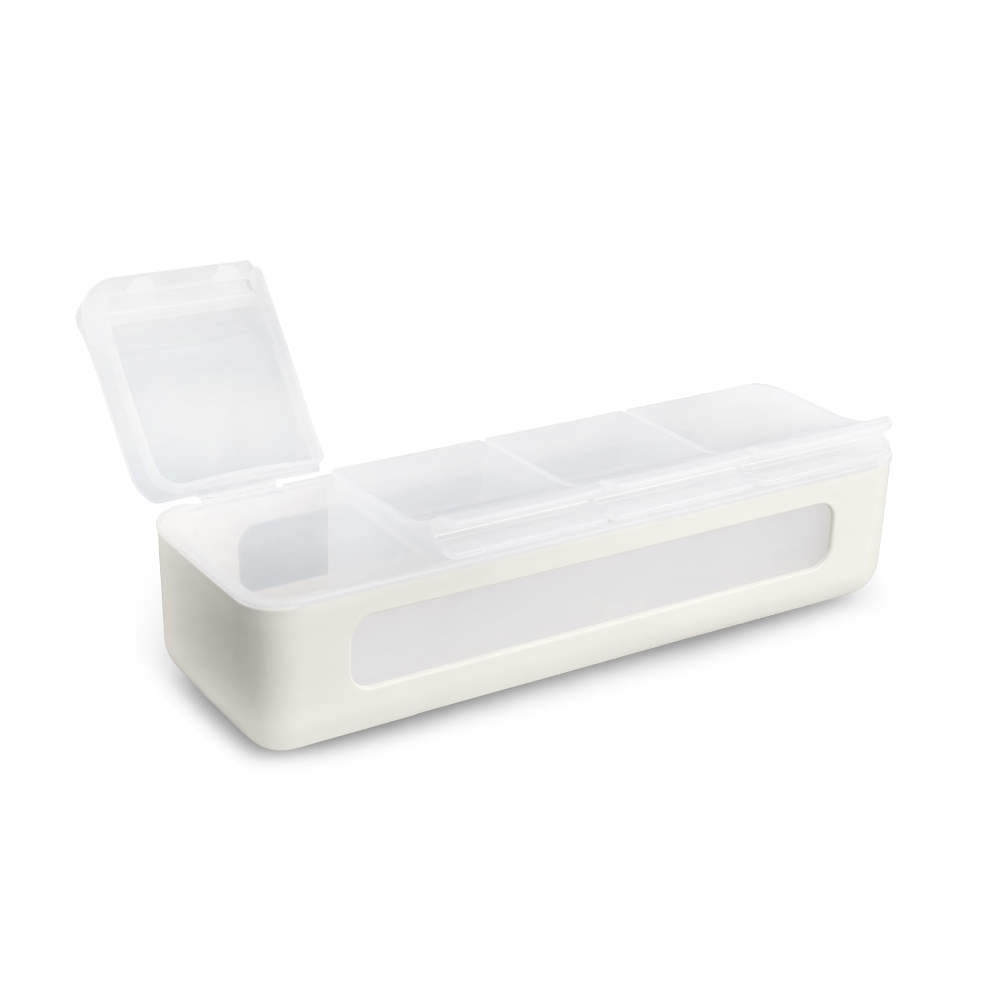 Amazon.com: melii Snackle Box – 4 Separate Compartments with Lids ...