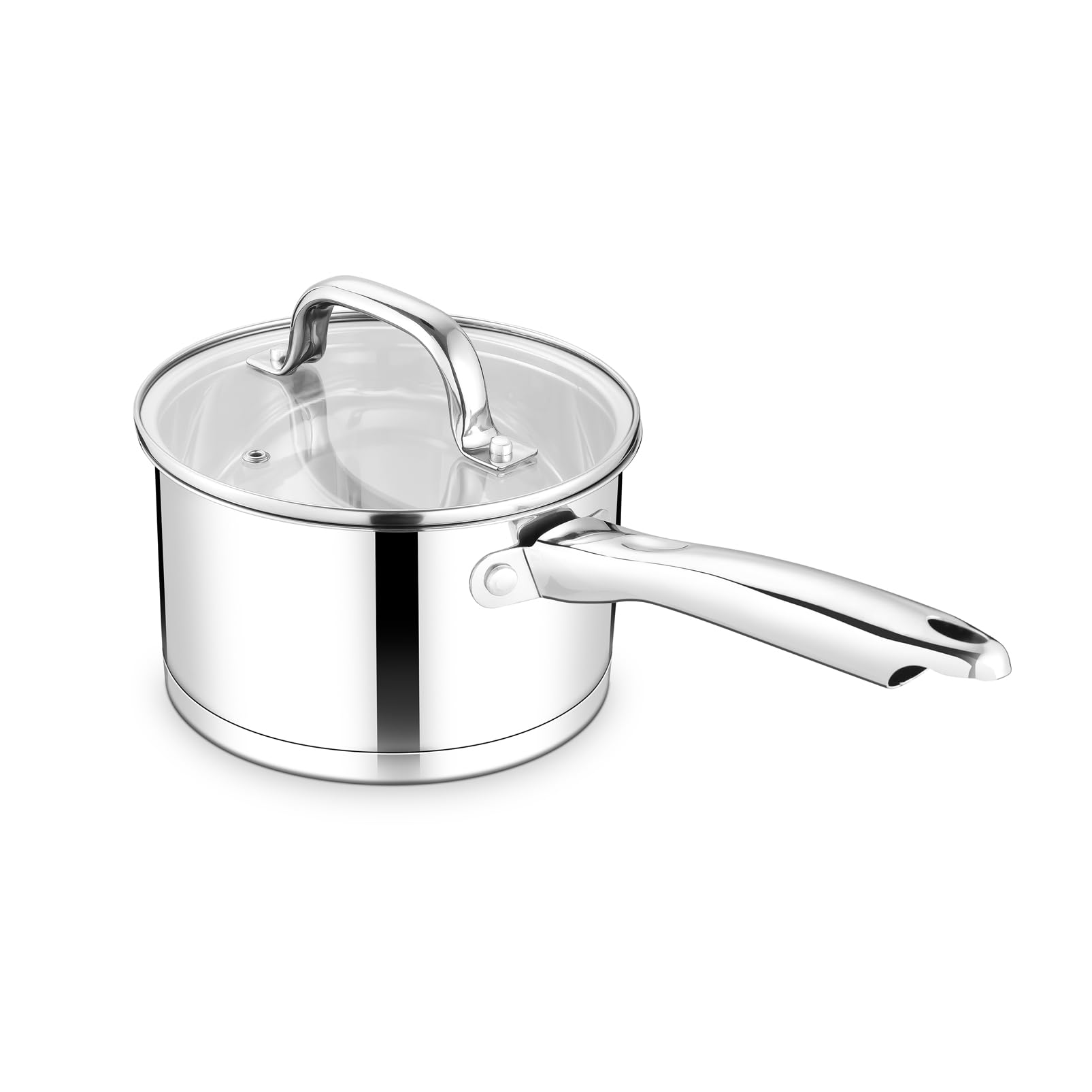 Amazon.com: TeamFar 2 qt Saucepan with Lid, Stainless Steel Small Sauce ...
