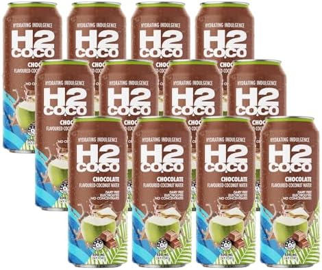 H2Coco Pure Coconut Water, 12 x 500 ml, Pure Coconut Water with ...