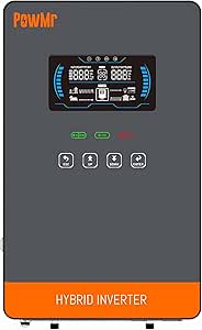 Amazon.com: PowMr 4500W Solar Inverter 24V DC to 220-230V AC, Pure Sine Wave Hybrid Inverter ...