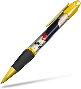 1x Orange/Yellow Ballpoint Pen (Photo Insert) - Godzilla Dinosaur ...
