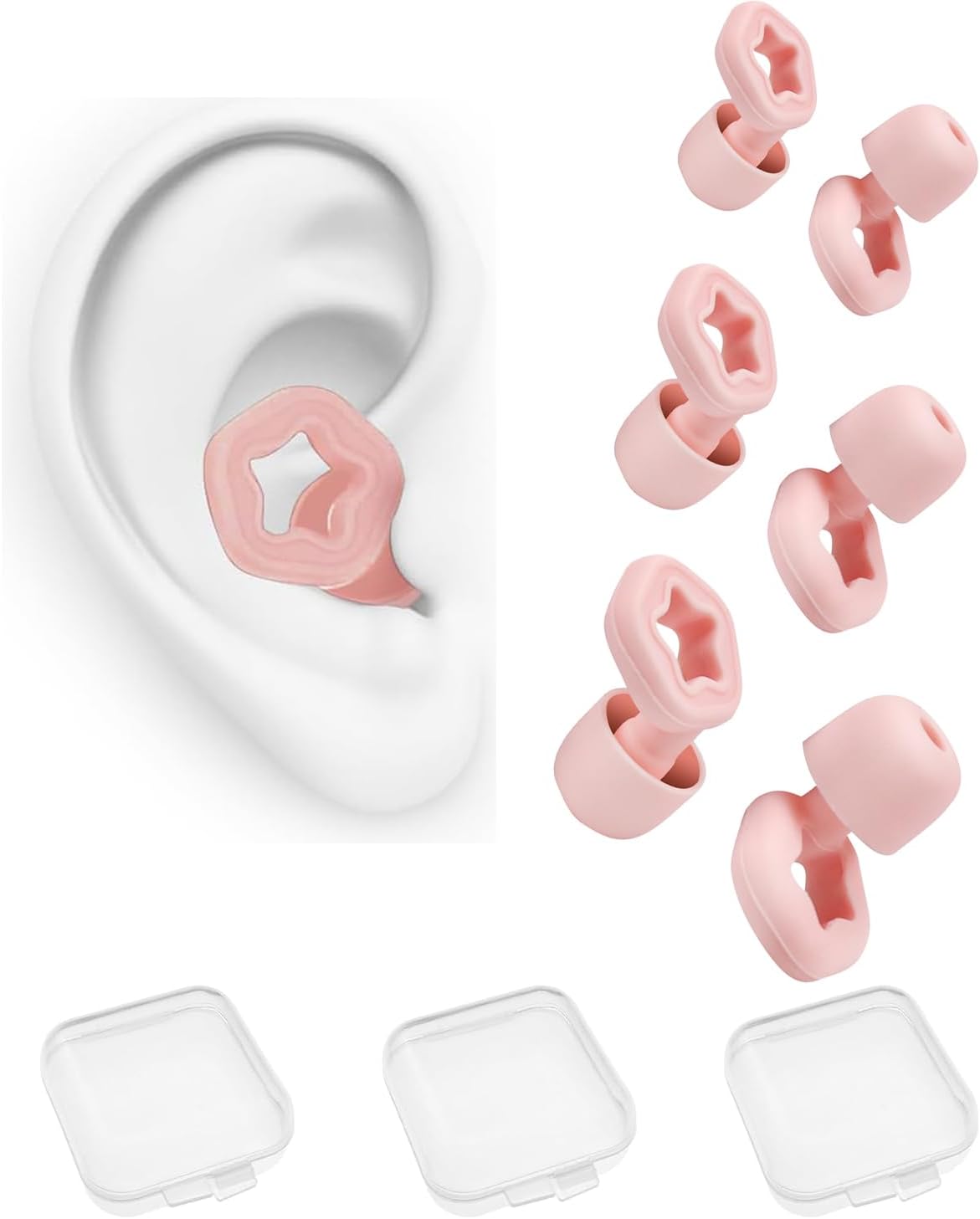 3M 1110 Ear Plugs Corded, Extra Soft, Reusable Earbuds Noise ...