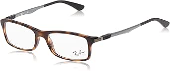 Amazon.com: Ray-Ban RX7017 - Marcos rectangulares para lentes graduados ...
