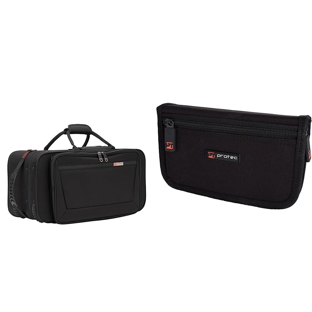 Amazon.com: Protec Trumpet Rectangular PRO PAC Case with Mute Storage ...