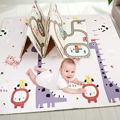 Baby Play Mat, Extra Large Baby Crawling Mat, Portable Waterproof Non ...