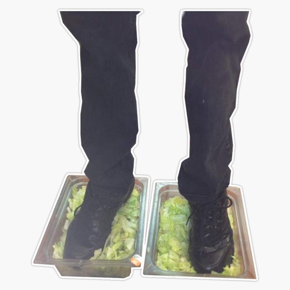 Amazon.com: Burger King Foot Lettuce Meme Sticker Vinyl Bumper Sticker ...