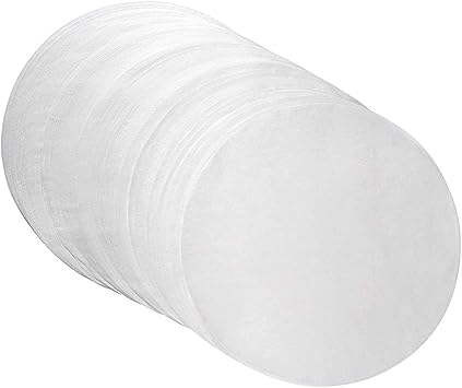 100 Pcs Round Parchment Paper, 8 Inch Baking Parchment Circles Rounds ...