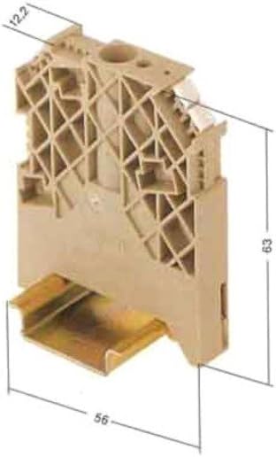 Amazon.com: Weidmüller 1059000000 Grey Terminal Block Electrical ...