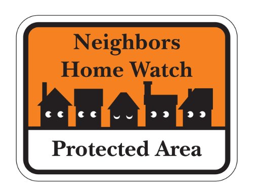 Tapco CW-12 Diamond Grade Cubed Rectangular Neighborhood Safety Sign ...