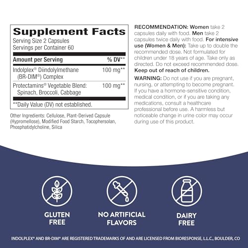Nature's Way DIM-Plus, DIM Supplement, Supports Balanced Estrogen ...