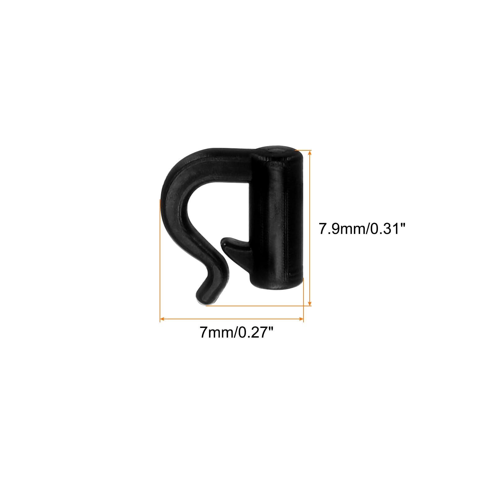 PATIKIL Quick Change Spin Clevis, 100 Pcs Plastic Fishing Clevis ...