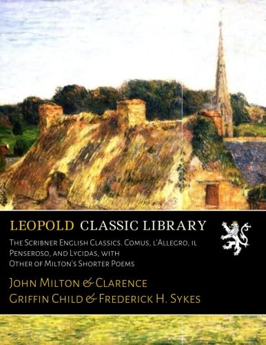 Amazon.com: The Scribner English Classics. Comus, l'Allegro, il ...