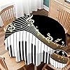 Amazon.com: Yibeas Tablecloth Piano and Music Note Tablecloths 60 ...