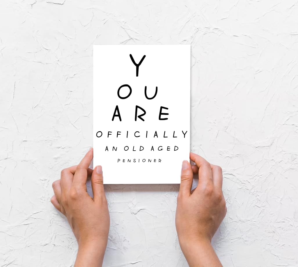 Snapklik.com : Happy OAP Birthday Card For Dad Mom, Humor Pensioner ...