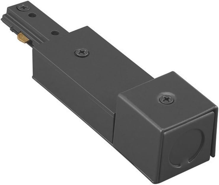 WAC Lighting, H Track Live End BX Connector in Black - Led Household ...