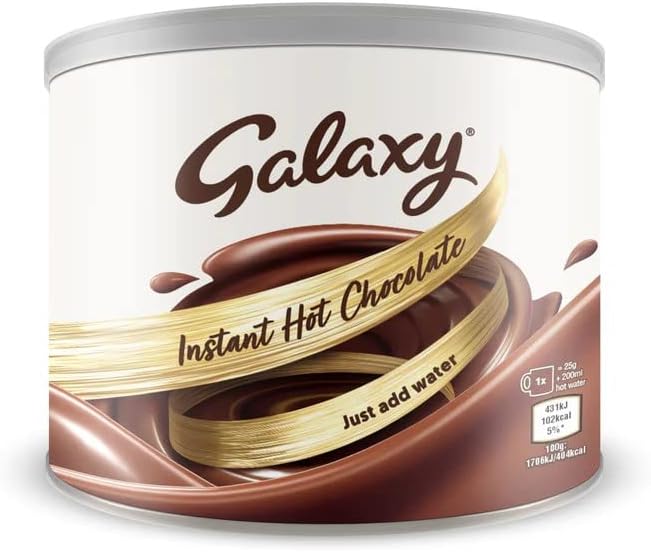 Galaxy Instant Hot Chocolate 2 × 1kg Box Delicious And Nutritious Drink ...