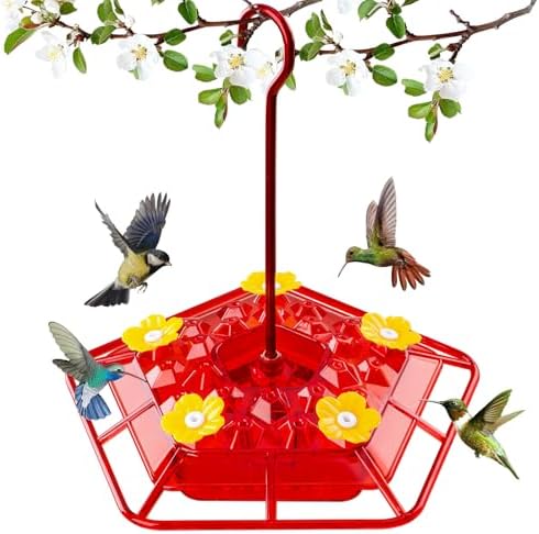 Amazon.com : 2 Pack Hummingbird Feeder for Outdoors - 2025 Hanging ...