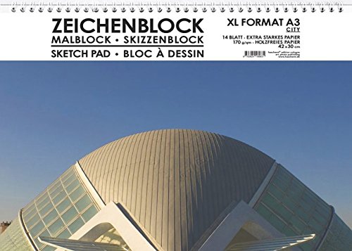 Zeichenblock-Skizzenblock-Malblock-Bloc à Dessin - City: A3 ...