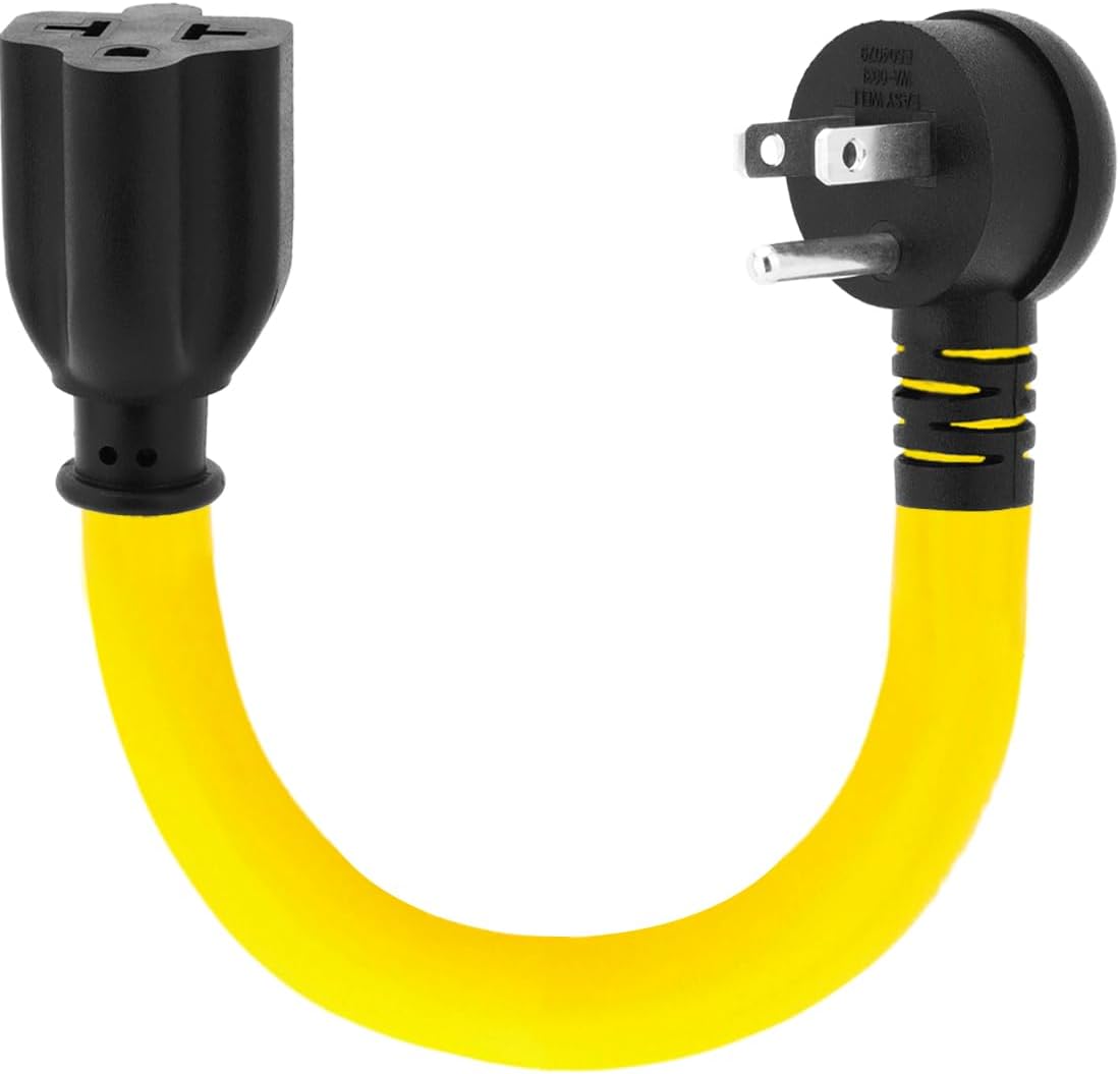 Amazon.com: 12AWG Heavy Duty Extender AC Plug Adapter [4-in-1], 15 Amp ...