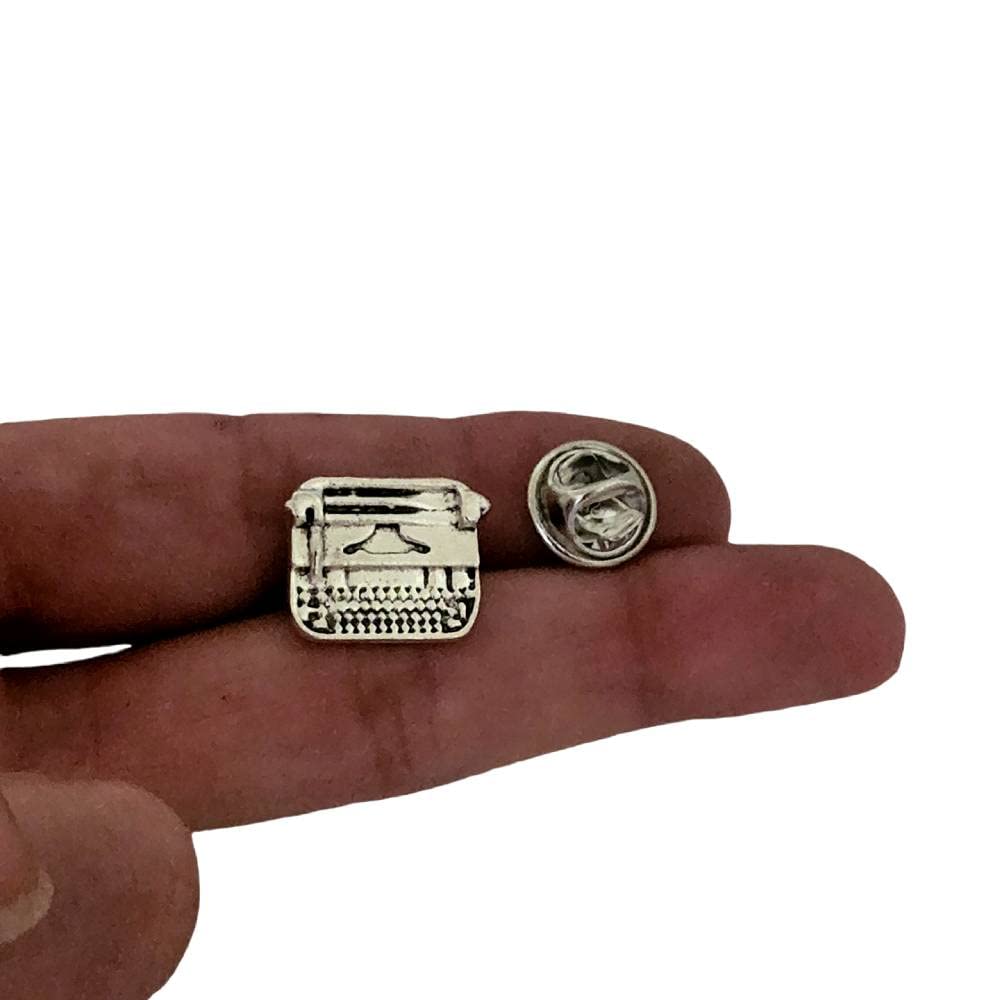 Amazon.com: Typewriter Writer Lapel Tie Pin Brooch for Men Women ...