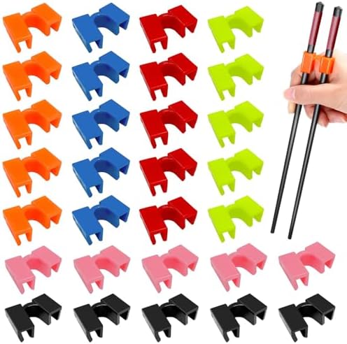 Amazon.com: Chopstick Helper Training Kit, 30 Pieces Reusable ...